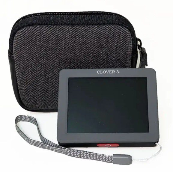 Clover 3 Portable Video Magnifier – Emerald Coast Vision Aids